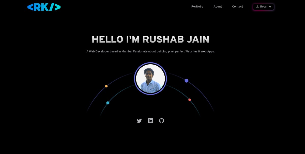 Rushab's Portfolio